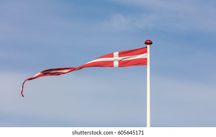 Danish Flag Called Vimpel Stock Photo 419242183 | Shutterstock