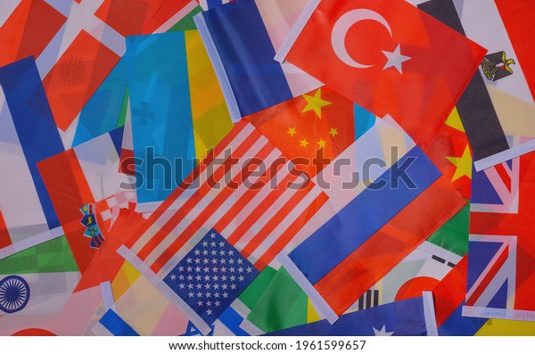 Flags World Unity Olympic Games Tokyo Stock Photo 1961599657 | Shutterstock