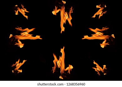 Flames Pattern High Resolution Wallpaper Stock Photo 1268356960 ...