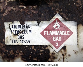 Flammable Warning Sticker Stock Photo 3592358 | Shutterstock