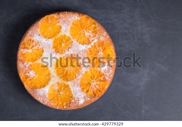 Flan Top View Stock Photo 429779329 | Shutterstock