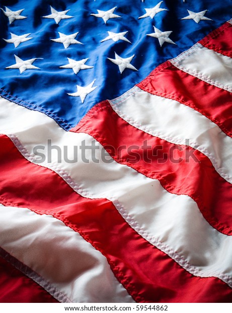 Flapping Flag Usa Wave Stock Photo 59544862 | Shutterstock