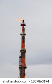 Flare Stack That Burns Excess Gas Stock Photo 1887863194 | Shutterstock