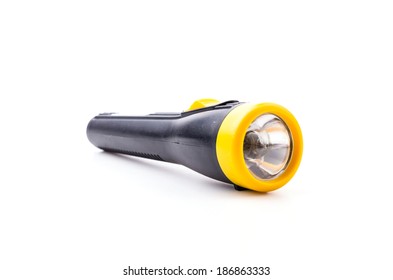 Flashlight Isolated White Background Stock Photo (Edit Now) 188364701