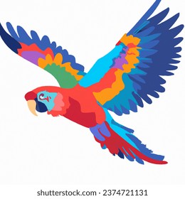 Draw Representation Nanday Conure Seen Back AI-generated image ...