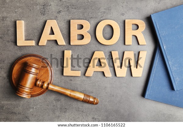 Flat Lay Composition Words Labor Law Stock Photo (Edit Now) 1106165522