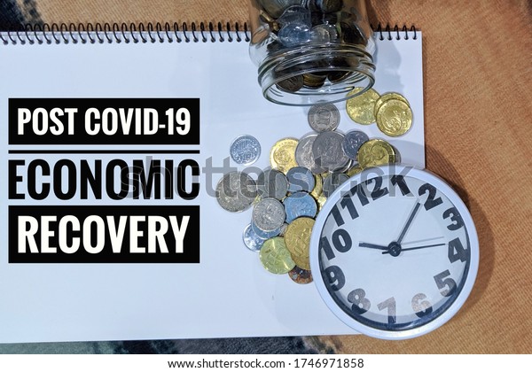Flat Lay Image Post Covid19 Economic Stock Photo 1746971858 | Shutterstock