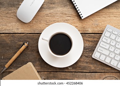 Flat Lay Image Workplace Stock Photo (Edit Now) 452281696