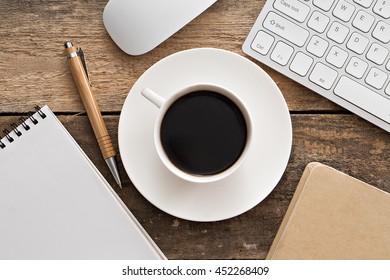 Flat Lay Image Workplace Stock Photo (Edit Now) 452281696
