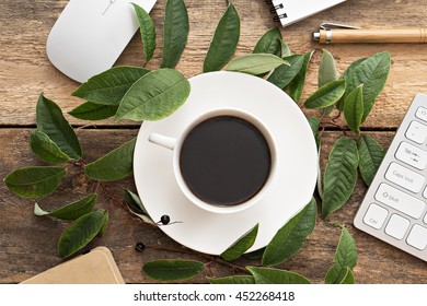 Flat Lay Image Workplace Stock Photo (Edit Now) 452281696