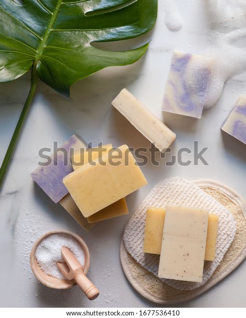 Flat Lay Self Care Bath Products Stock Photo (Edit Now) 1677536410