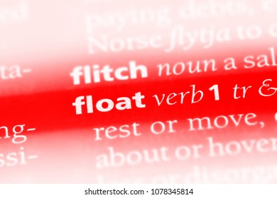 Float Word Dictionary Float Concept Stock Photo 1078345814 | Shutterstock