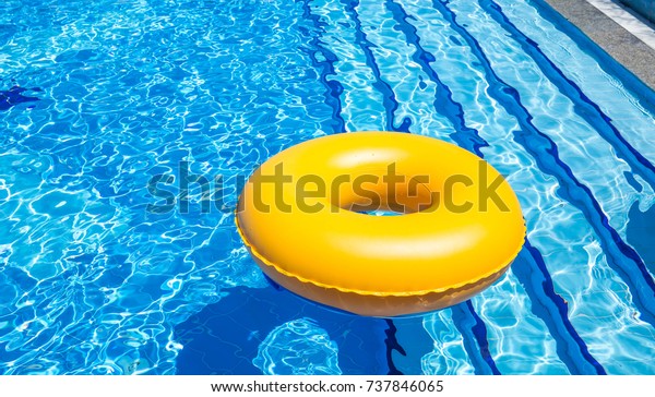 Floater Pool Stock Photo (Edit Now) 737846065