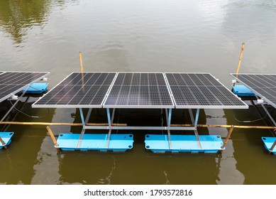 Floating Solar Panels Solar Cell Platform Stock Photo 1793572816 ...