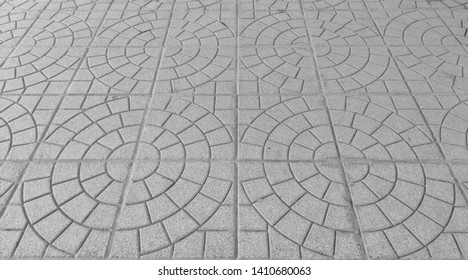 Floor Lined Bricks Circular Shape Stock Photo 1410680063 | Shutterstock