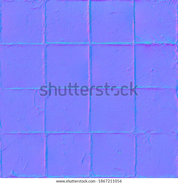 Floor Tiled Normal Map Texture Stock Photo 1867211056 | Shutterstock