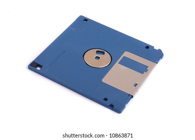 Back Blue Floppy Disk Isolated On Stock Photo (Edit Now) 1871015101