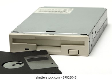 Floppy Disk Drive Diskette On White Stock Photo 89028043 | Shutterstock