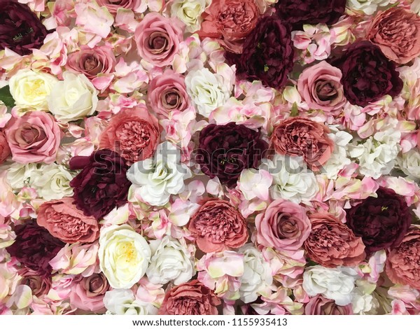 Flower Wall Texture Stock Photo 1155935413 | Shutterstock