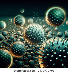 Triboelectric Effect On Pollen AI-generated image 2496381357 | Shutterstock