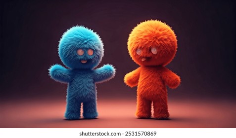 Fluffy 3d Image Externally Hyperactive Adhd AI-generated image ...