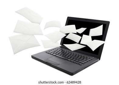 Flying Email Computer Stock Photo 62489428 | Shutterstock