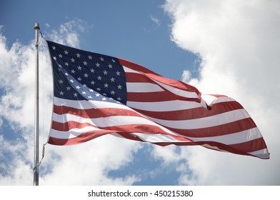 Flying Flag Stock Photo 450215380 | Shutterstock