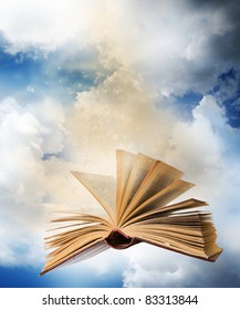 Flying Opened Magic Book Stock Photo 83313844 | Shutterstock