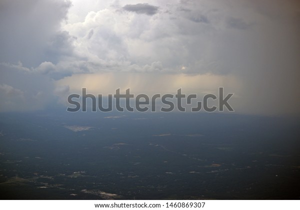 Flying Through Storm Clouds Sunset Stock Photo 1460869307 | Shutterstock