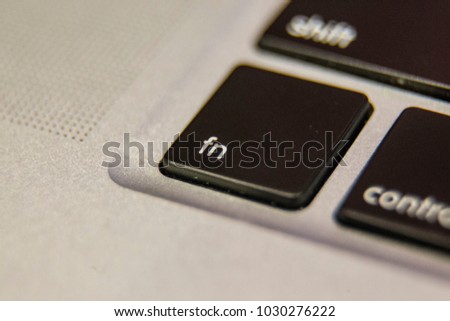 Fn Function Symbol Keyboard Key Button Stock Photo (Edit Now ...