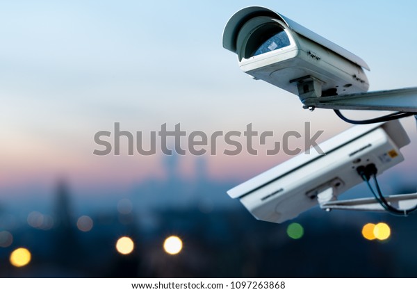 Focus On Security Cctv Camera Monitoring Stock Photo (Edit Now) 1097263868