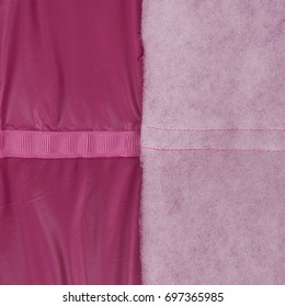 Folded Polyester Fabric Insulation Texture Stock Photo 697365985 ...