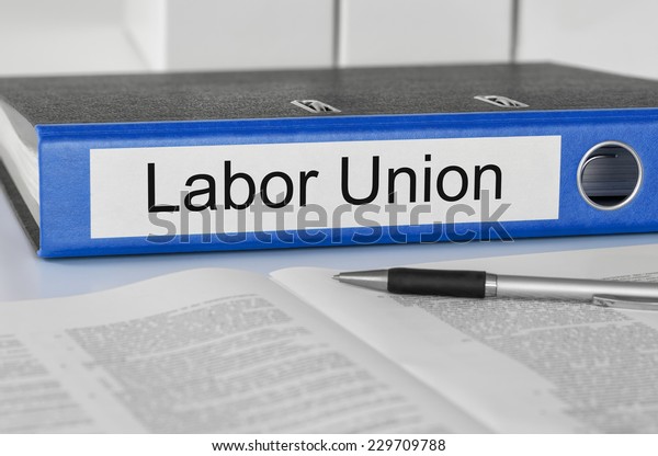 Folder Label Labor Union Stock Photo (Edit Now) 229709788