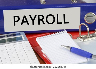 Folder Label Payroll Folder Label Payroll Stock Photo 257568046 ...