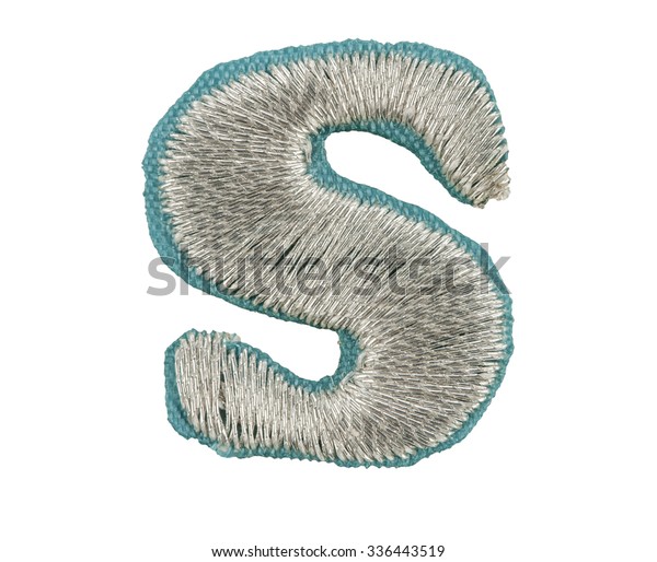 Fonts That Stitched Thread Isolated On Stock Photo 336443519 | Shutterstock