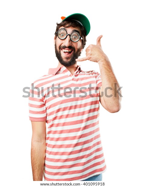 Fool Crazy Man Happy Expression Stock Photo 401095918 | Shutterstock