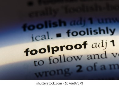 Foolproof Foolproof Concept Stock Photo 1076687573 | Shutterstock