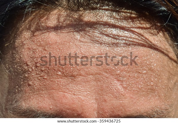 Forehead Sweat Stock Photo (Edit Now) 359436725