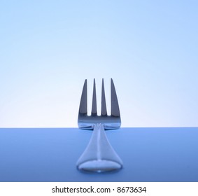 Fork Blue Stock Photo 8673634 | Shutterstock