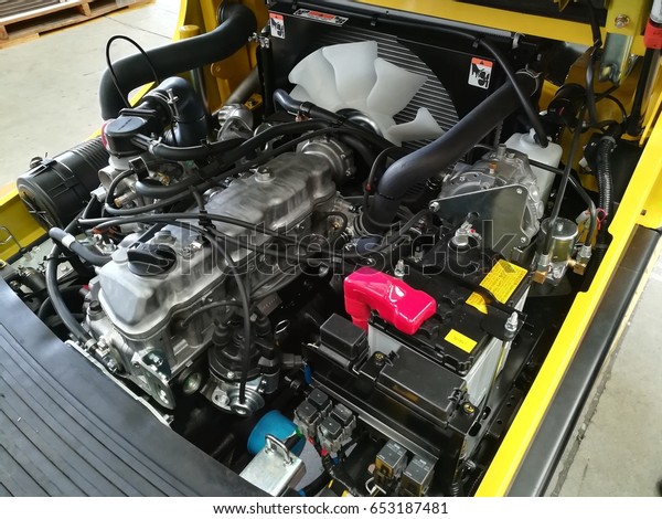 Forklift Engine Stock Photo (Edit Now) 653187481