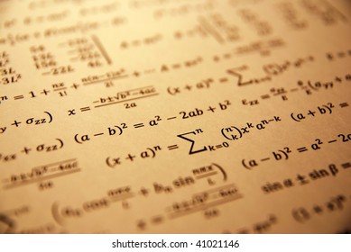 Formula Advanced Math Equation Stock Photo (Edit Now) 41021143