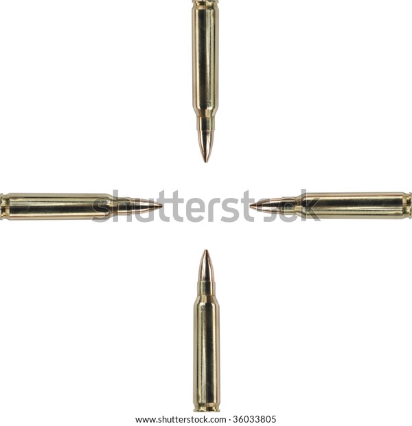 Four Bullets Pointing Inwards Stock Photo 36033805 | Shutterstock