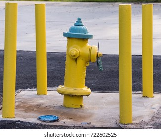 Four Posts Fire Hydrant Stock Photo 722602525 | Shutterstock