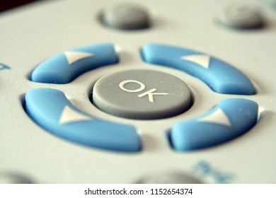 Remote Control Ok Button Realistic Stock Photo (Edit Now) 278165975