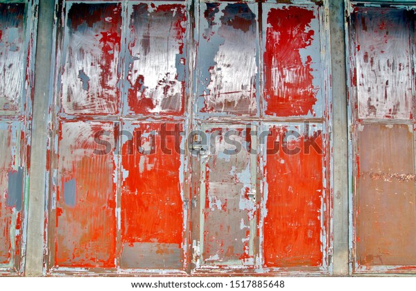 Frames Pattern Steel Facade Old Industrial Stock Photo 1517885648 ...