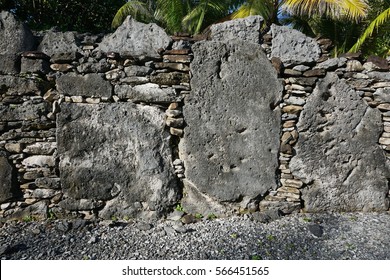 French Polynesia Ancient Stone Structure Marae Stock Photo 566451565 ...