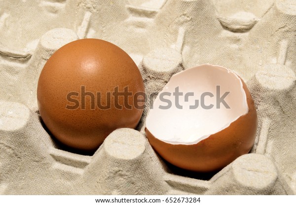 Fresh Brown Egg Egg Shell Egg Stock Photo 652673284 | Shutterstock