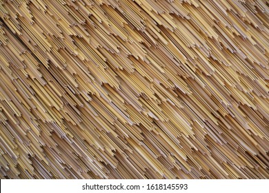 Fresh Brown Thatch Structure Surface Wallpaper Stock Photo 1618145593 ...