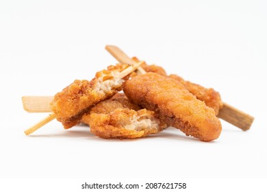 Fresh Fried Toothpick Meat Solid Color Stock Photo (Edit Now) 2087621758