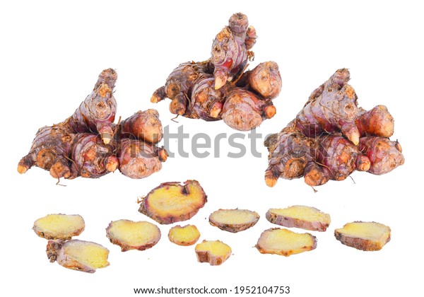 Fresh Red Ginger Root Slice Isolated Stock Photo 1952104753 | Shutterstock